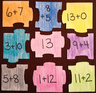 Addition Puzzles & Giveaway Winners! | TheHappyTeacher