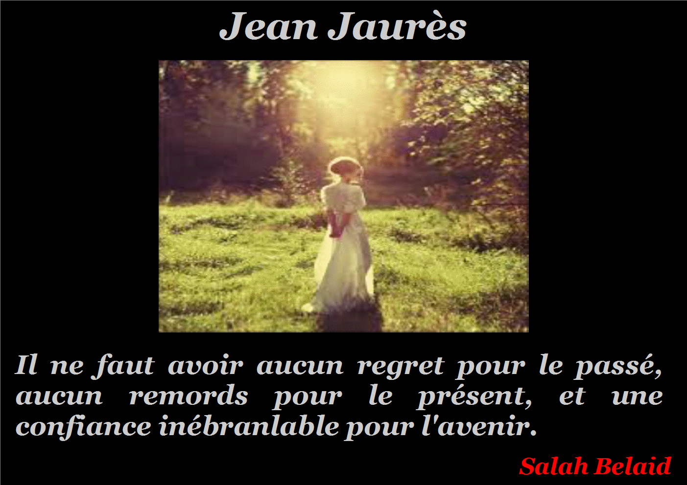 * L'Avenir (Jean Jaurès )