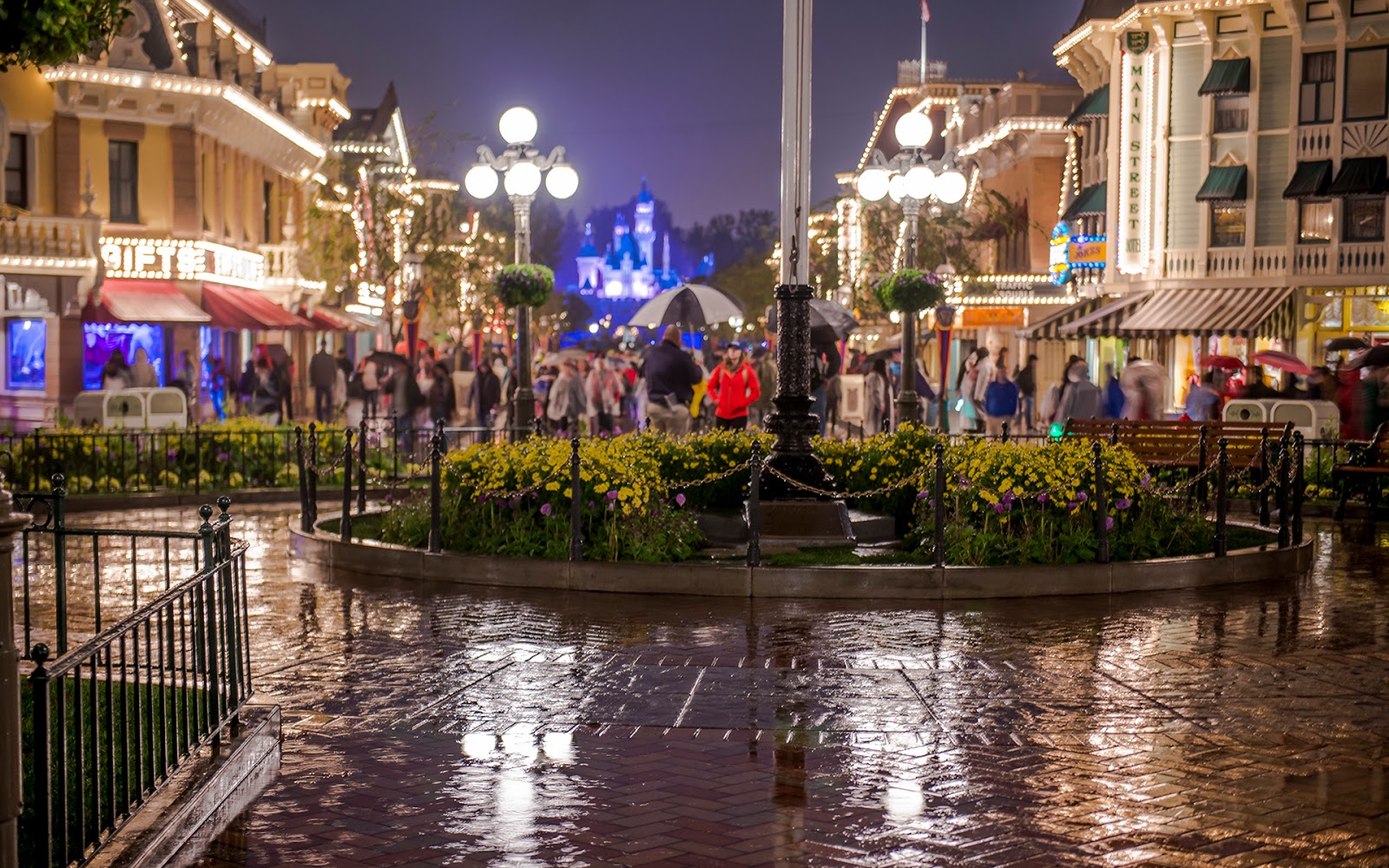 Rain Drops Keep Falling on Main Street