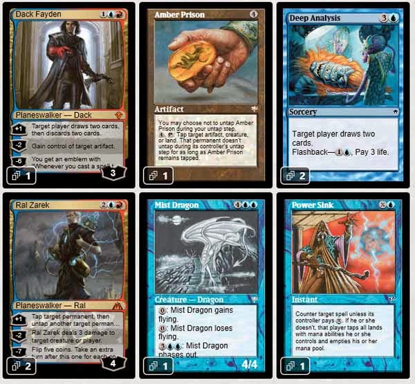 Magic the Gathering Adventures: [Legacy] Blue Red deck with mostly ...