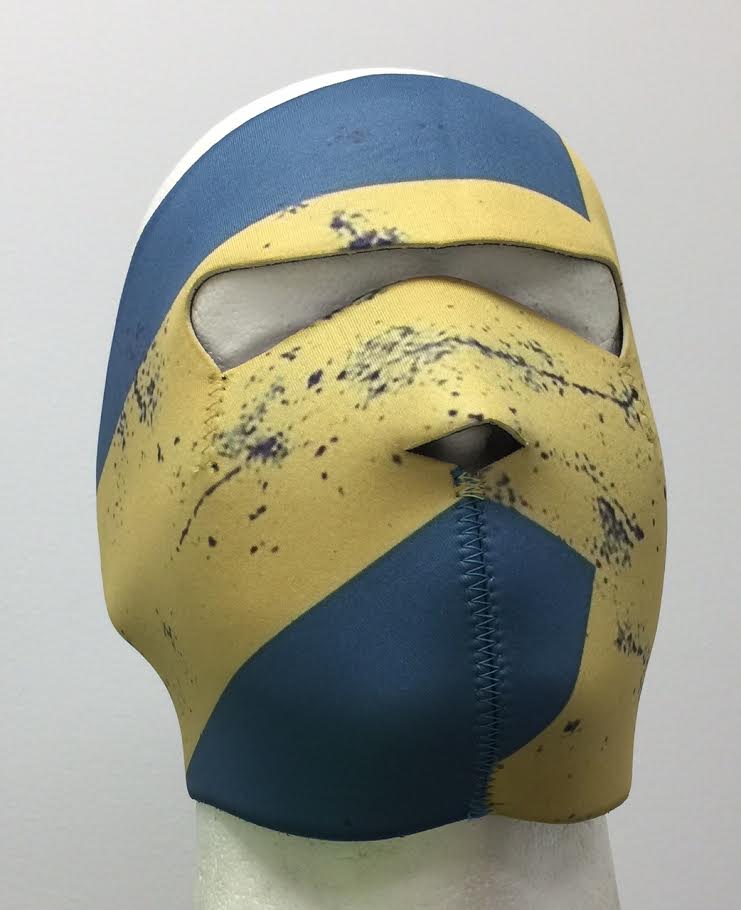 Motorcycle Helmets: Swedish Flag Face Mask