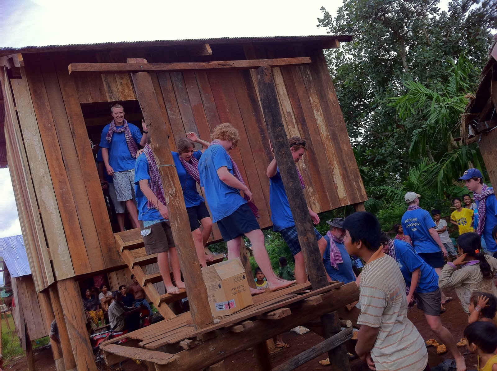 Family For Mission: Building house for the poor