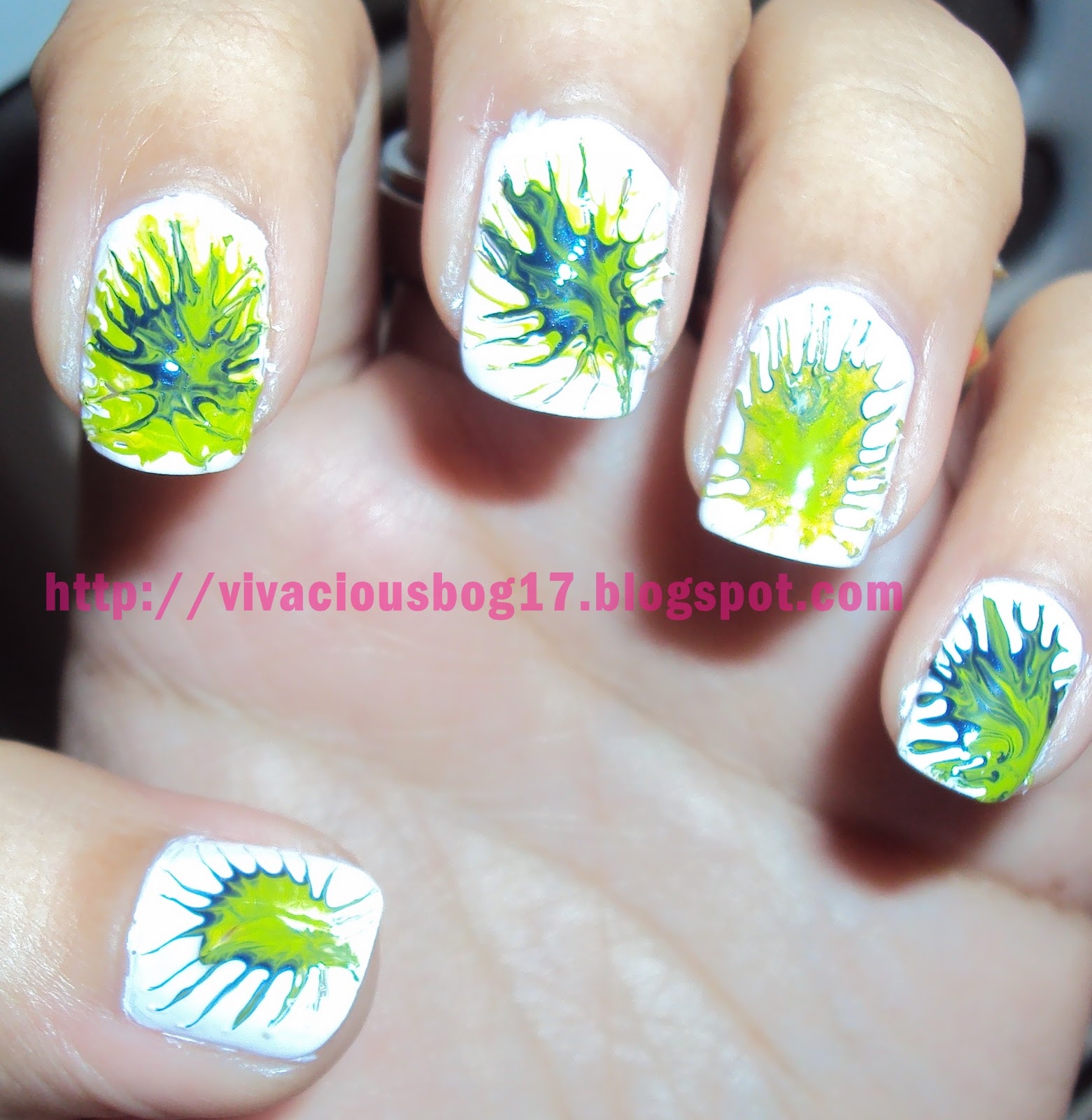 Vivacious Blog: Needle Nail Art Attempt