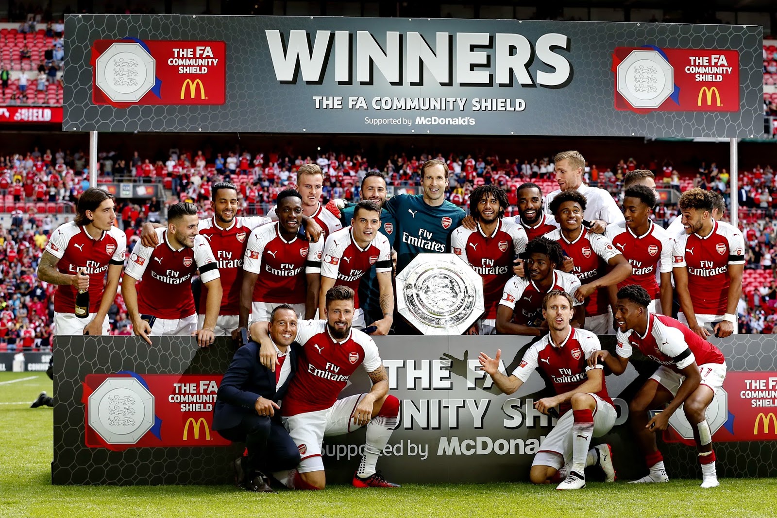 ARSENAL contra Chelsea 06/08/2017 Campeón de la Community Shield