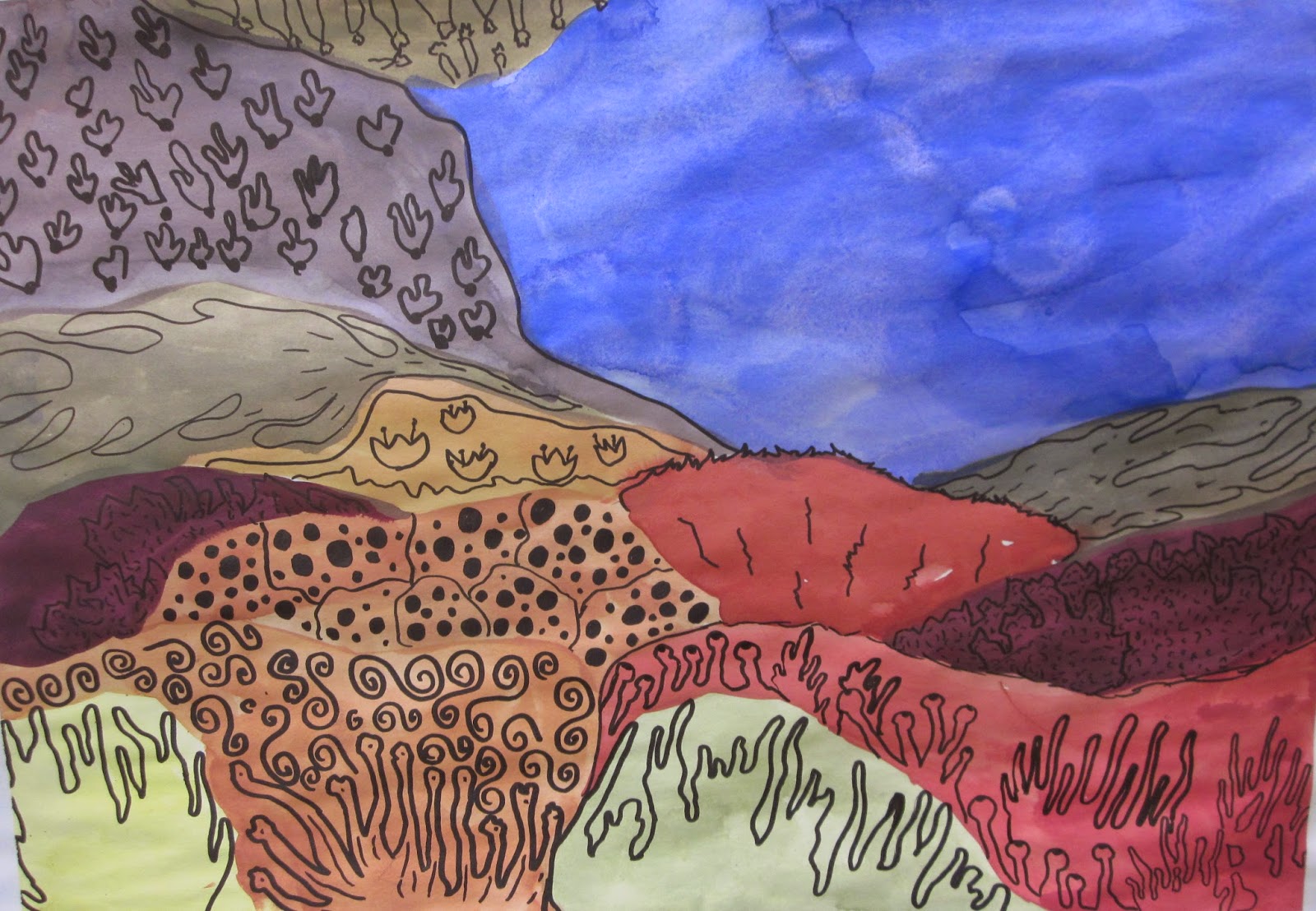 Kaarisillan kuvataide: Koralliriutat