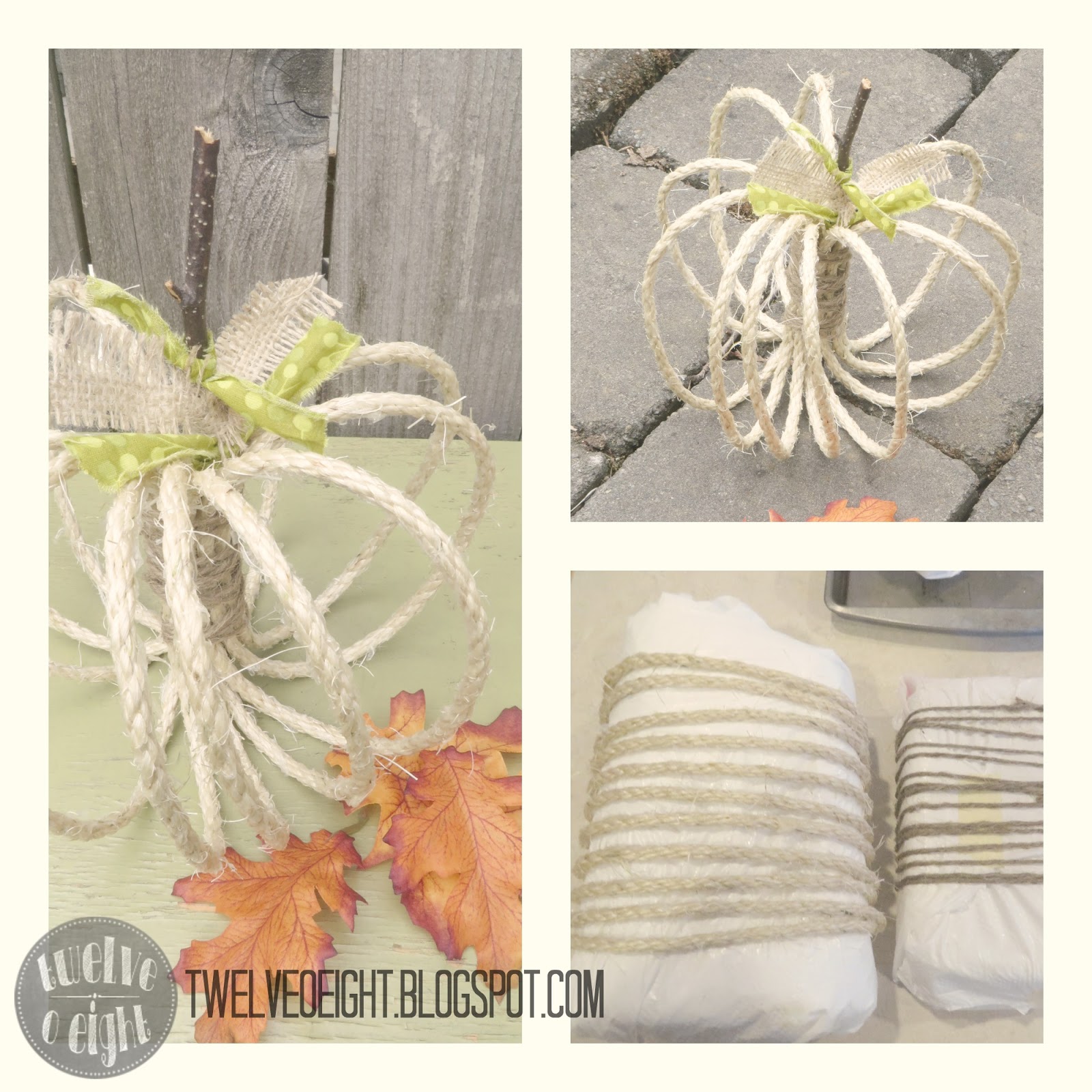 DIY Sisal And Twine Pumpkins – twelveOeight