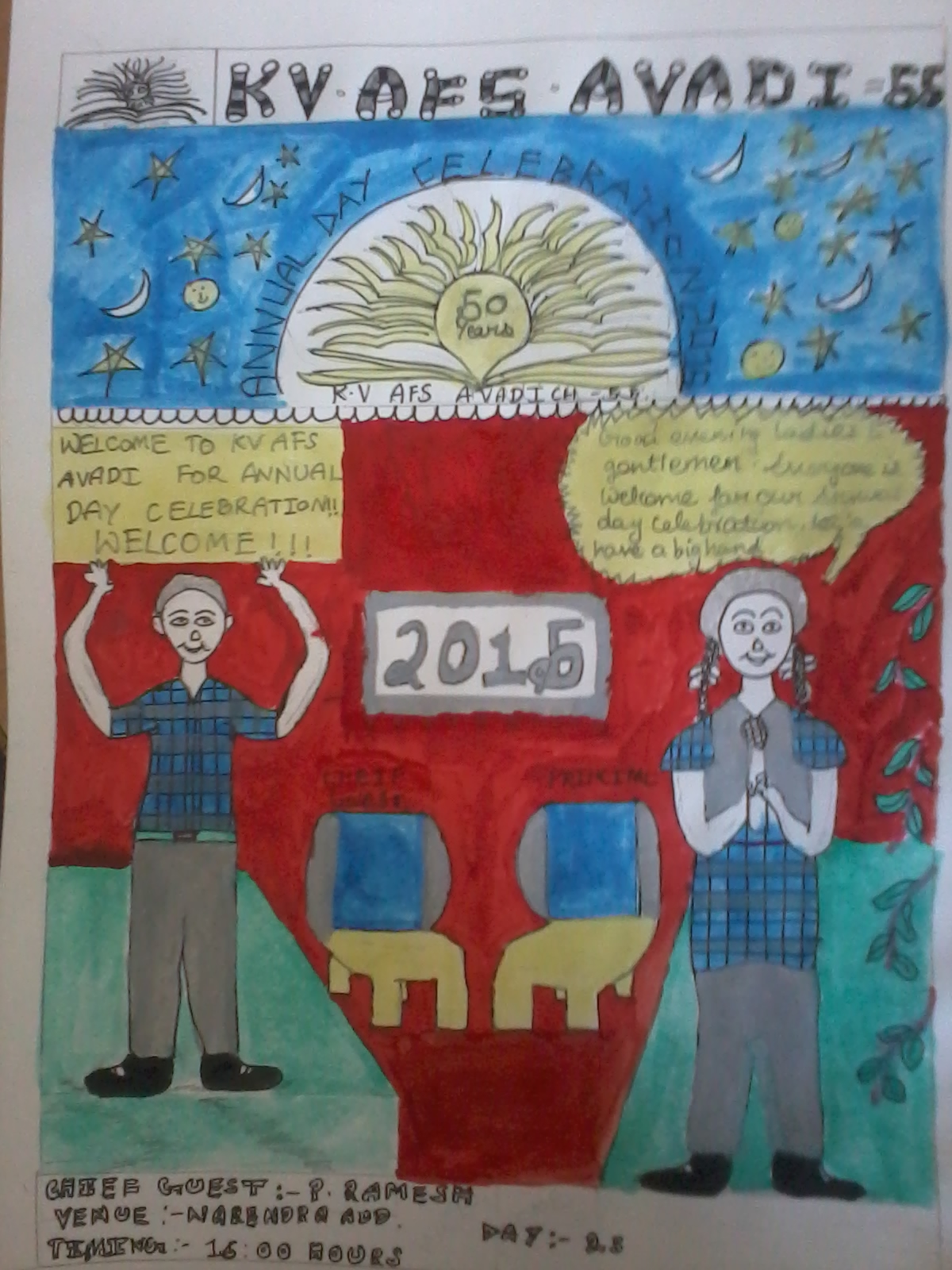 ART Palettes: Annual Day Posters made by Students