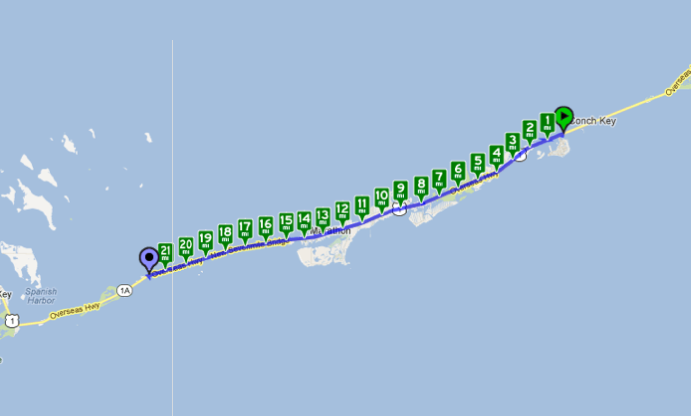 Unicycle Bridge Tour: Florida Keys Bridge #19 Seven Mile Bridge MM45
