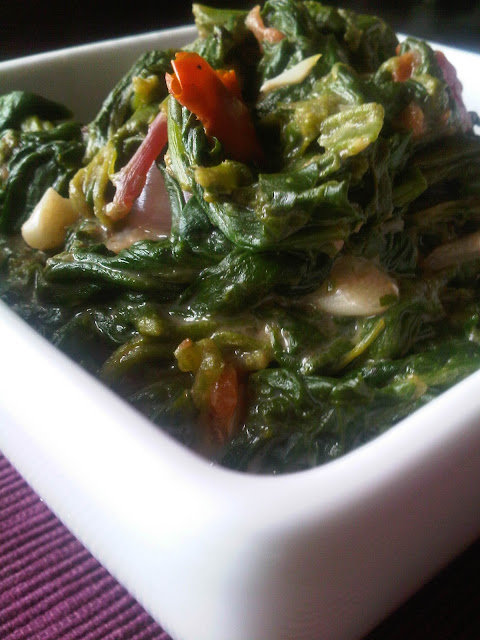 Lemon Love Notes: Creamy Spinach with Orach & Cumin Seeds and Baked ...