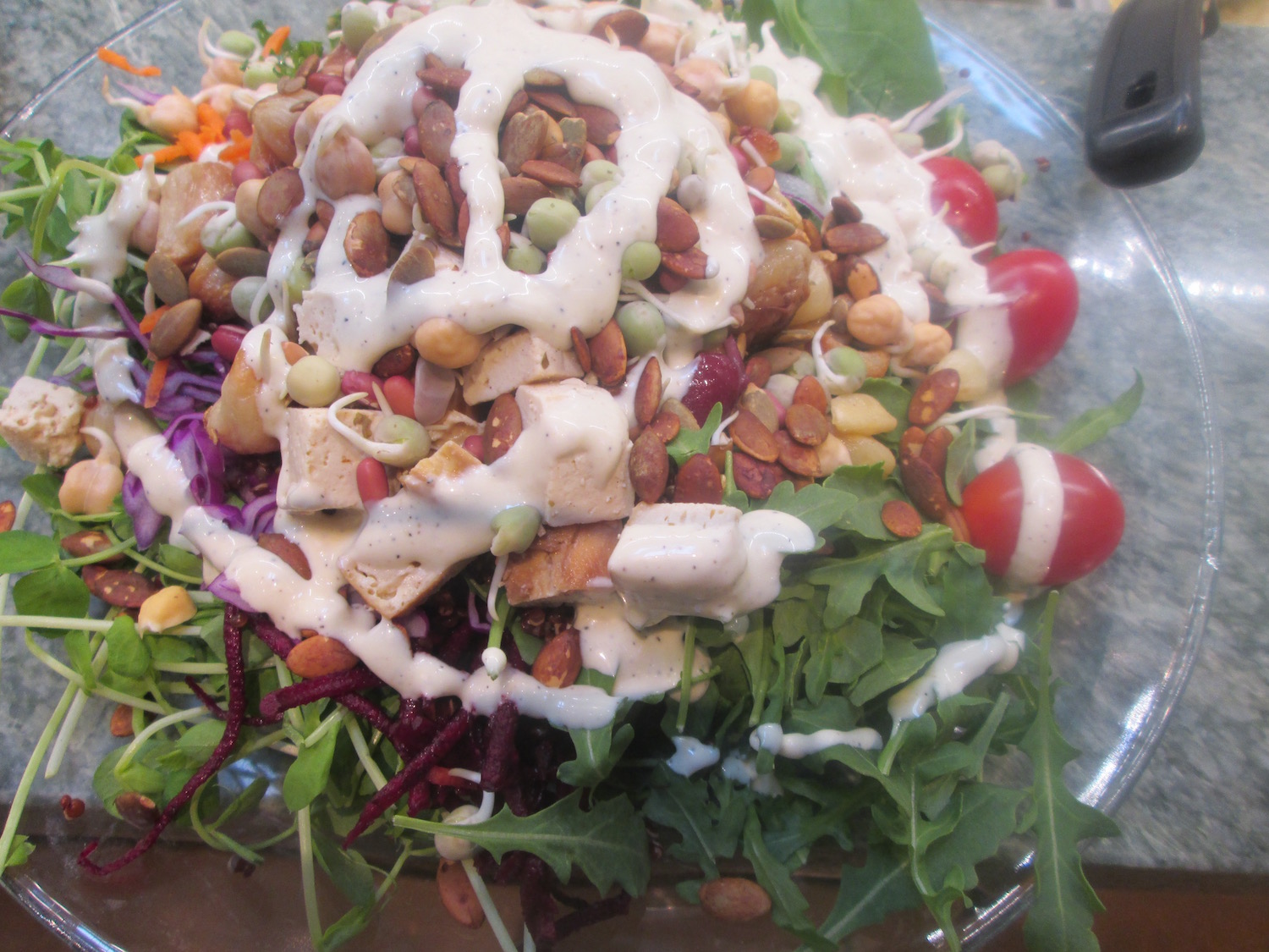 Cakes And Ale: Salad Bar at Good Earth Natural Foods in Mill Valley