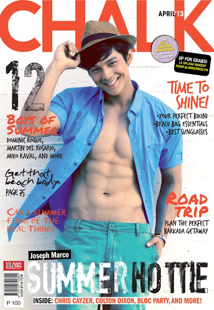 Hunks in Pictures: Joseph Marco for Chalk Magazine April 2013 Issue