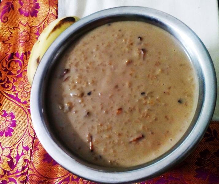 Gothambu (Wheat) Payasam - Cooked Broken wheat prepared in coconut milk ...
