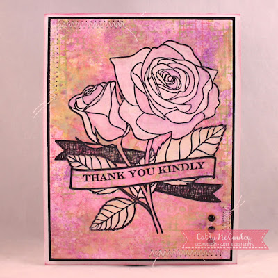 Golden Inkspirations: Rose Banner