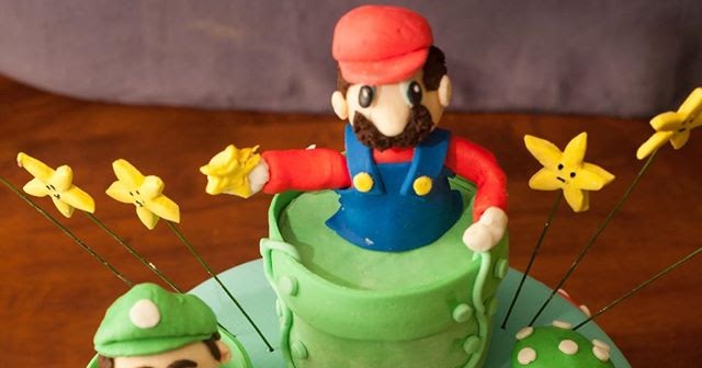 Super Mario Bros Fondant Cake ~ Cakes By Edilyn