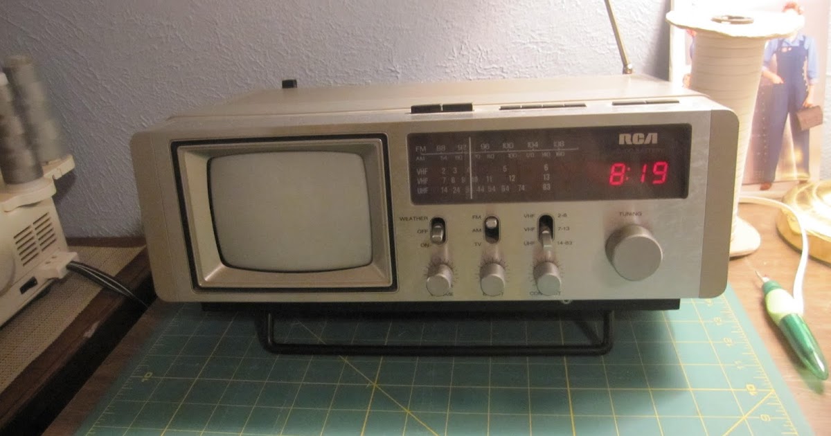 My Homemade Life: Portable Vintage Television