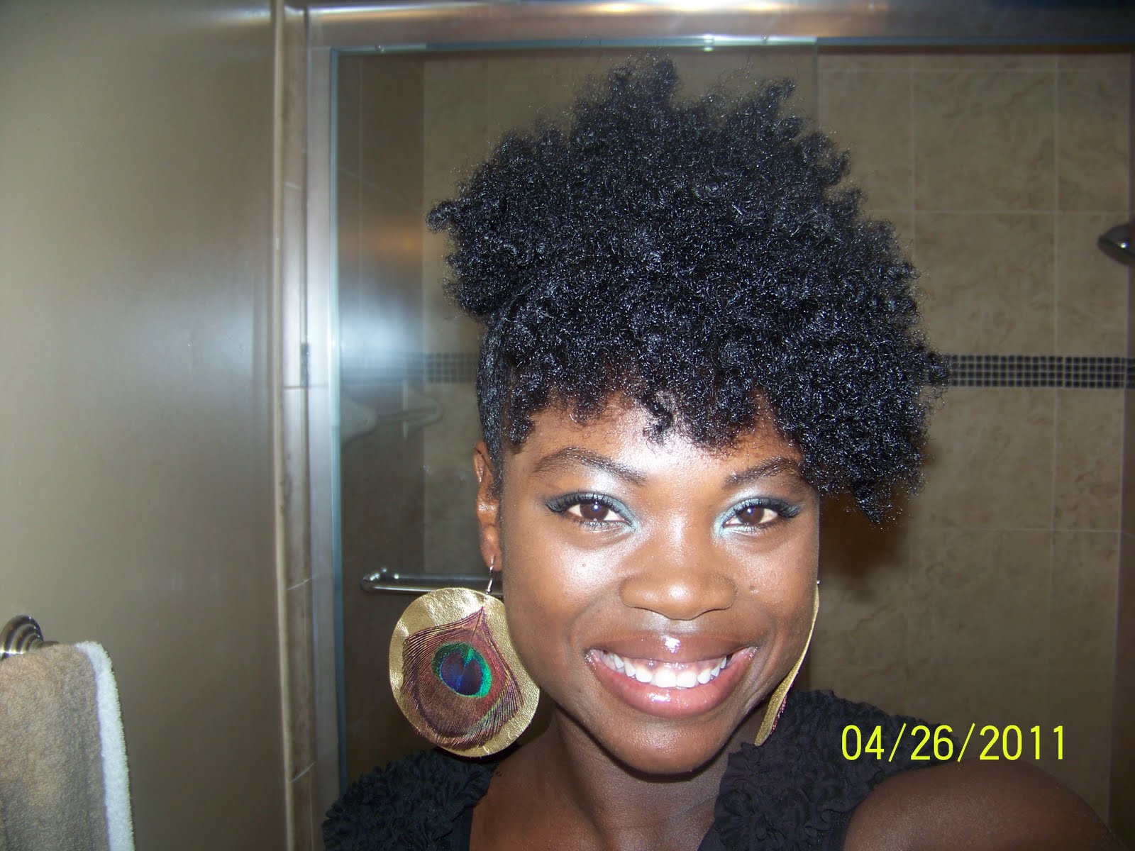 All Things O'Natural: Funky Punk Updo..The Elegant Version