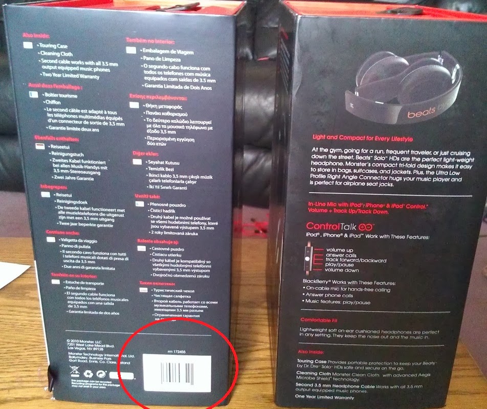 2013- How to tell if Beats By Dre Solo HDs Are Real (Updated)