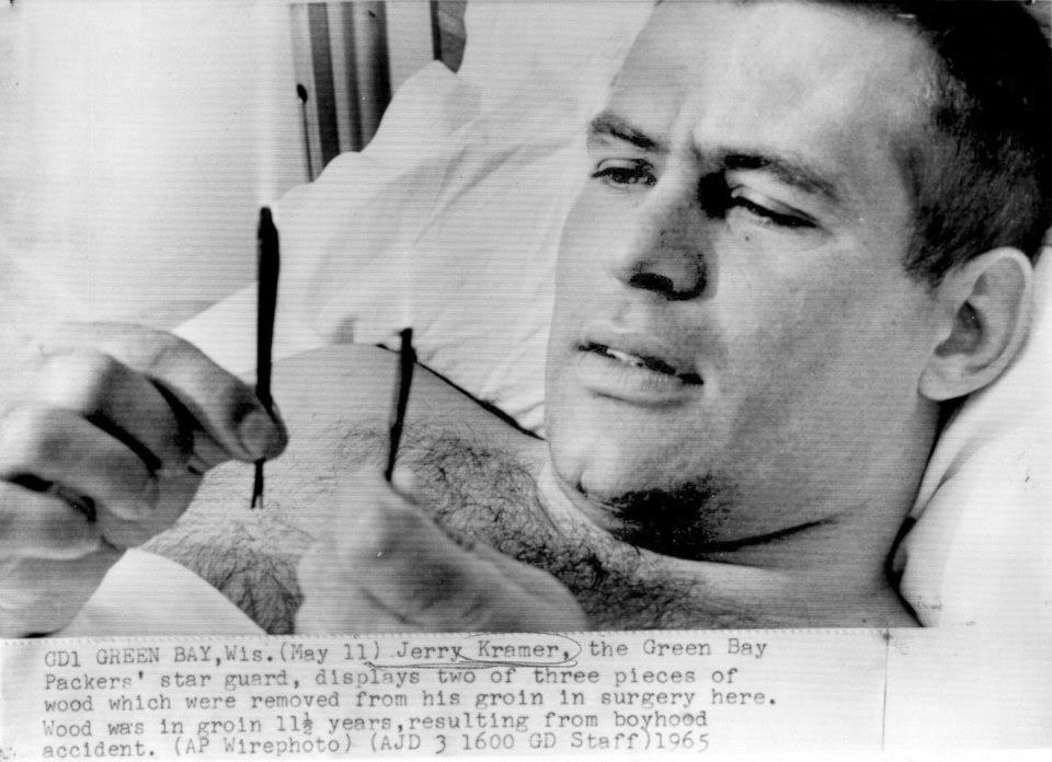 TIL Jerry Kramer had surgery while with the Packers to remove pieces of ...