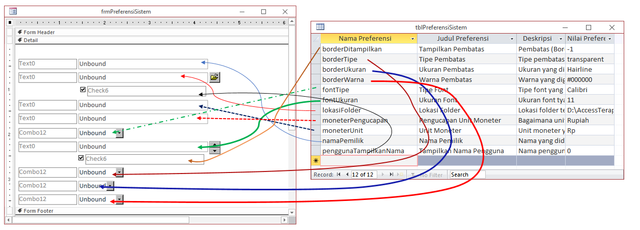 Membuat Pengaturan Sistem Sendiri Di Access - Membuat Form (Bagian 4 ...