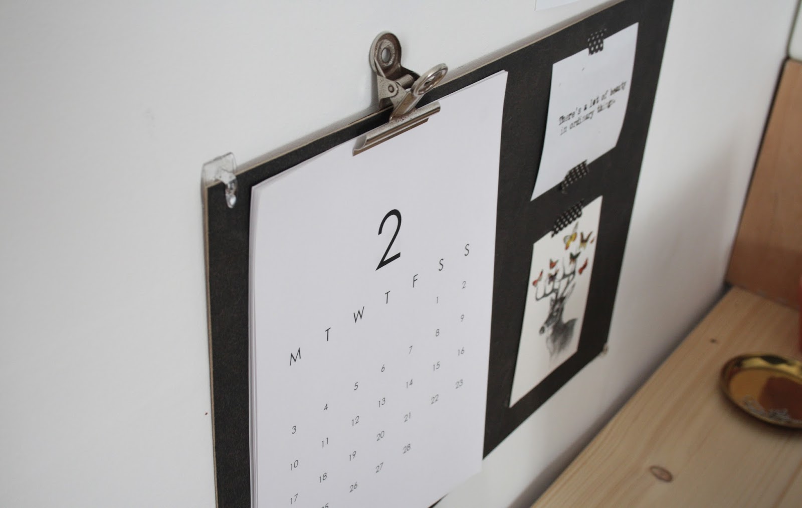 A quick DIY notice board. | STYLE SPACE AND STUFF