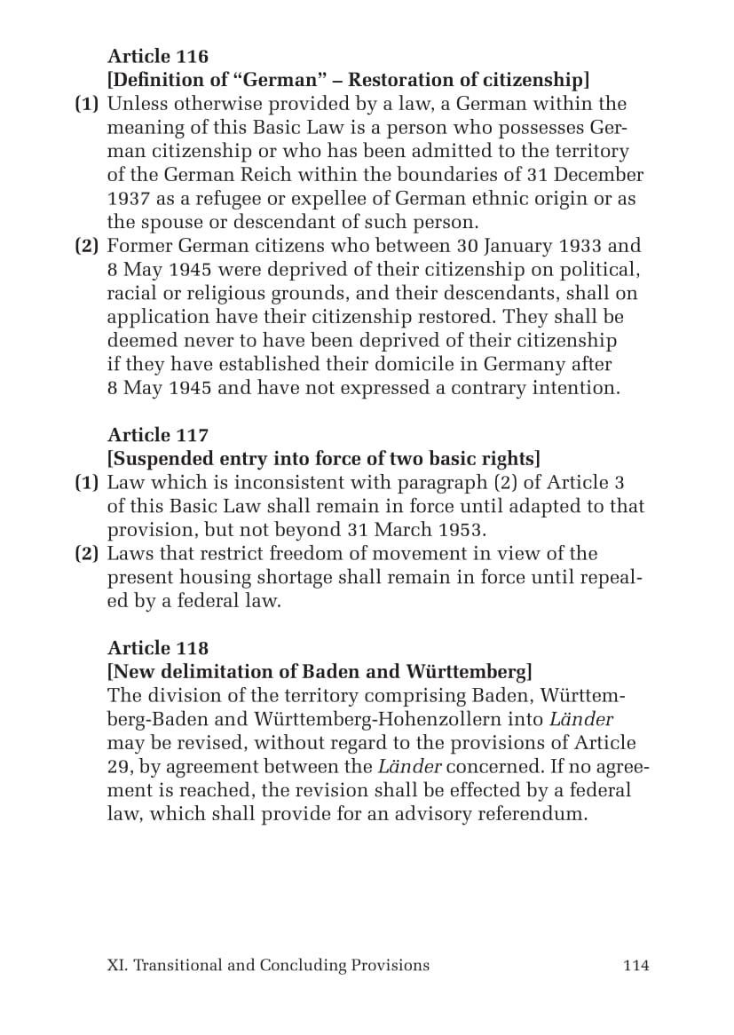 KNOWLEDGE FOR ALL: Basic Law of Federal Republic of Germany