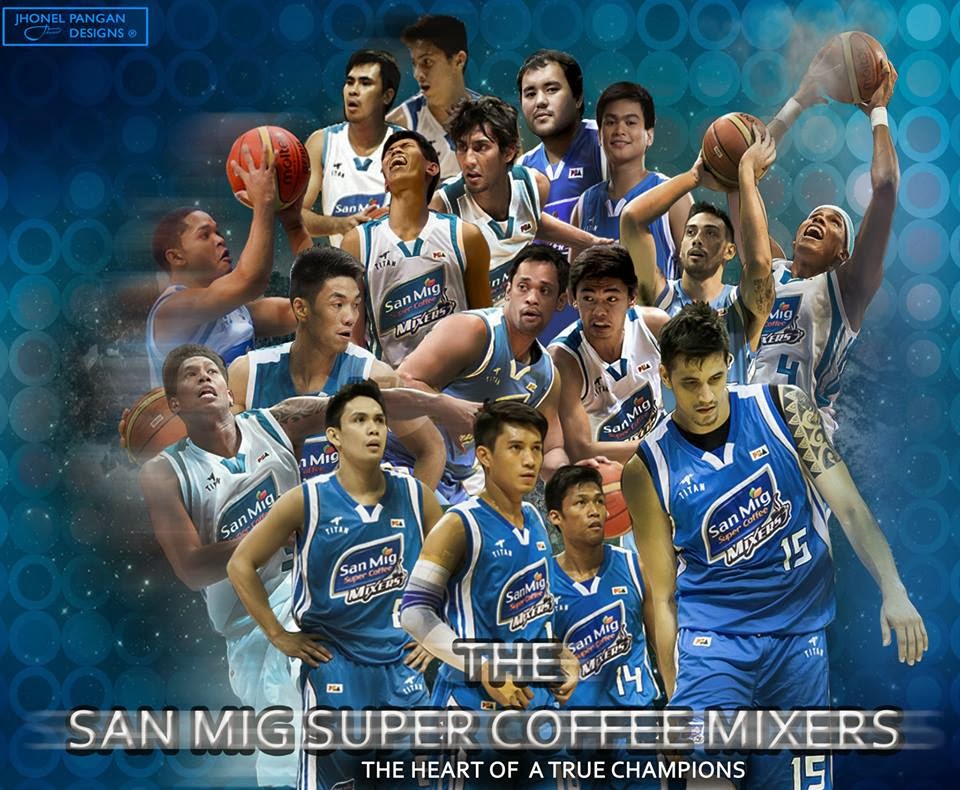 Mico Halili: PBA Fan Art - Manila Clasico Game 4, San Mig Coffee ...