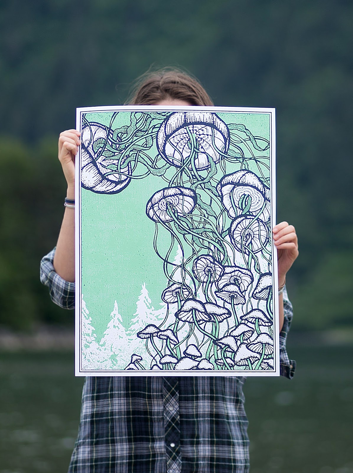 INSIDE THE ROCK POSTER FRAME BLOG: Michaela Goade Tongass Tides Print ...