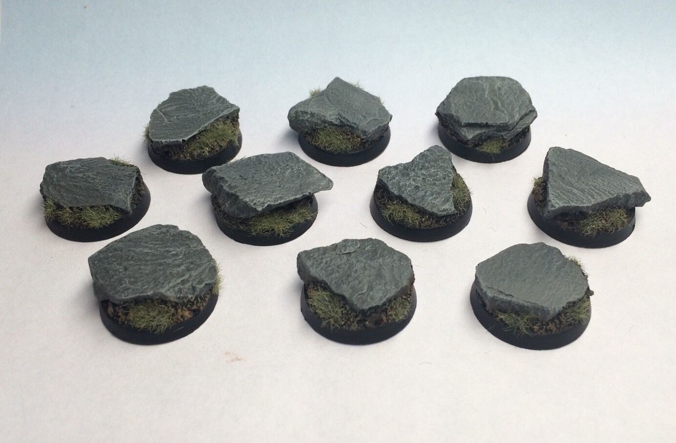 Wargame News and Terrain: Rusty Nickel Minis: New Round Large Rock ...