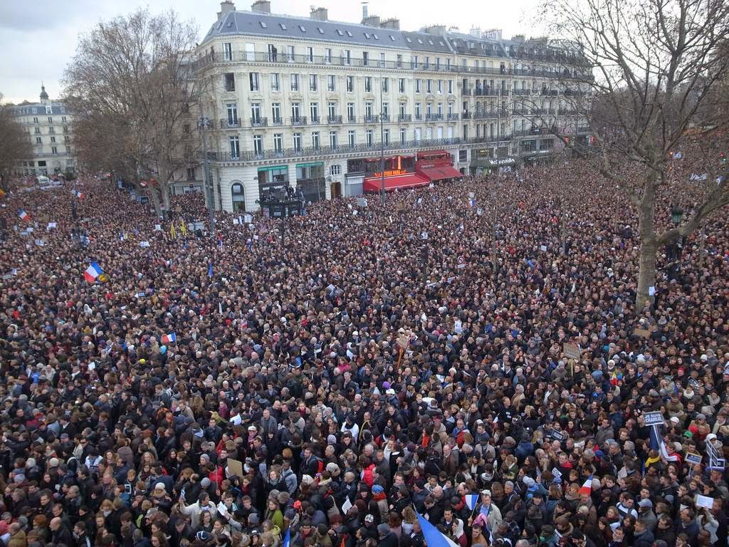 Paris Unity Rally in Pictures: Millions Come Together in Solidarity ...