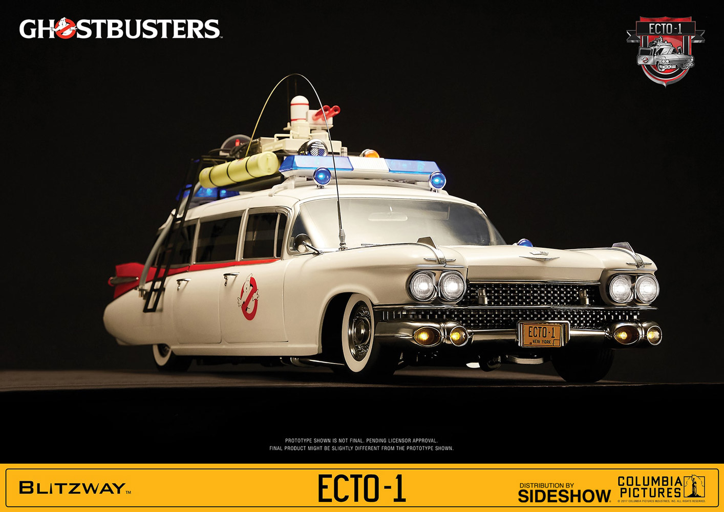 toyhaven: Blitzway 1/6th scale super detailed ECTO-1 Ghostbusters ...