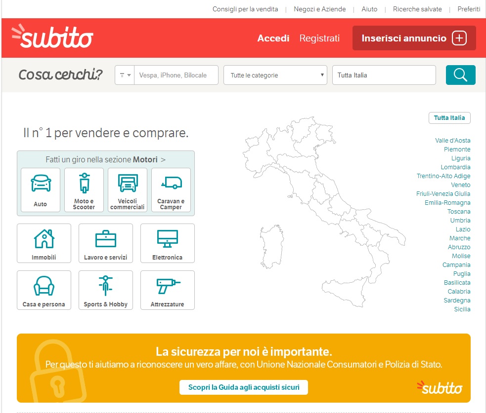 Subito.it reale possibilità di guadagno