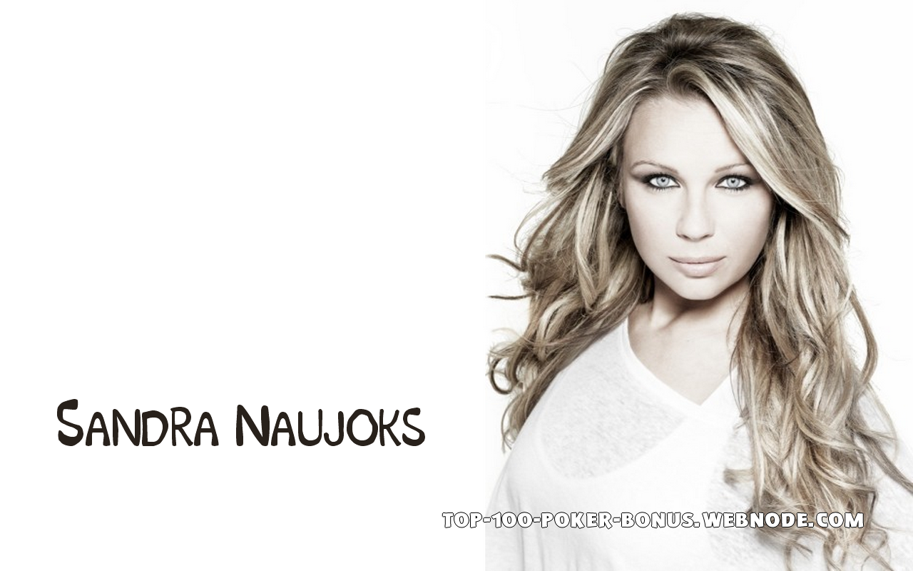 Sandra Naujoks Poker Player Wallpaper