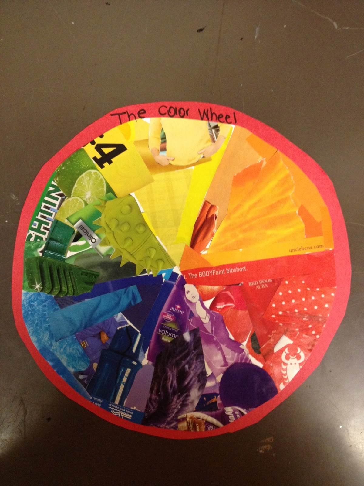 PCSST Art Studio!: Color Wheel - Collage
