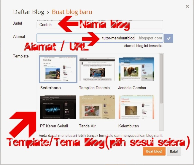 5 Cara Membuat Blogger | SShare
