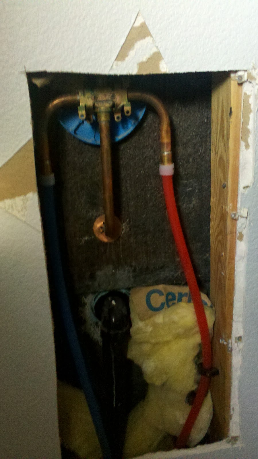 .: Replumbing = Messy House