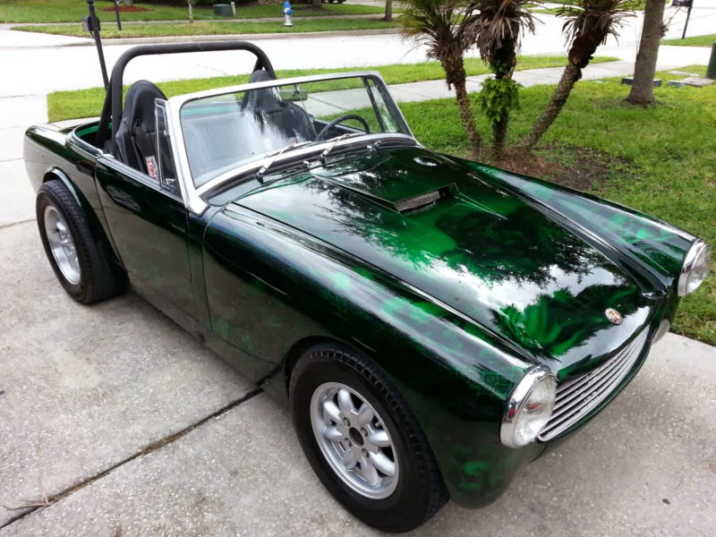 10k: Austin Helly: 1969 Austin Healey Sprite, V8 Powered Horrorod ...