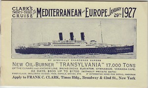 Weir Family Archive: Nora McGourty - SS Transylvania 1925