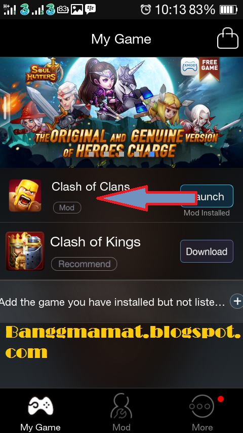 Cara Menggunakan Cheat Game COC Menggunakan X Mod Games - Bang Mamat