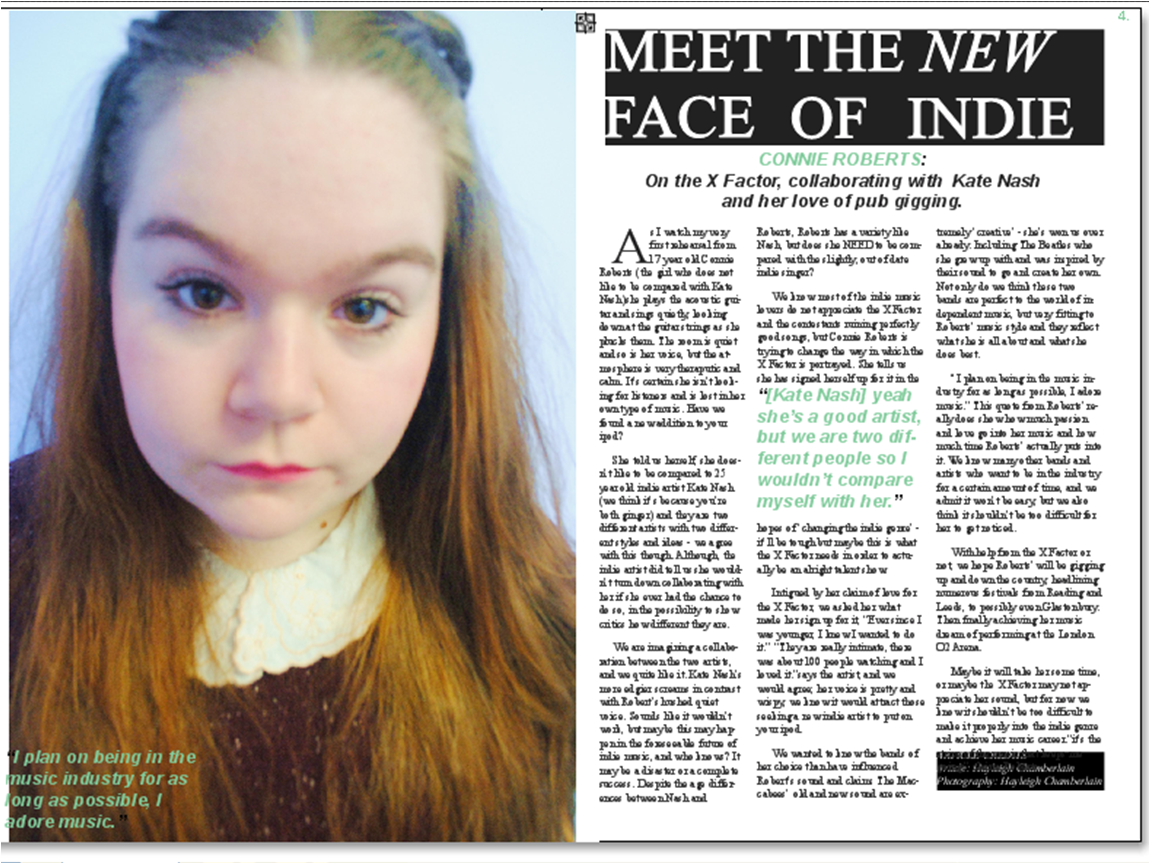 Hayleigh Chamberlain AS Media
