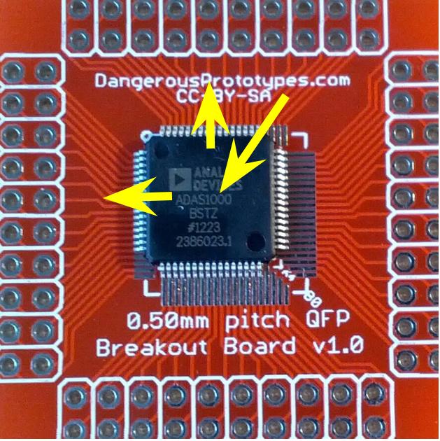 Random Tech Stuff: Dangerous Prototypes QFP breakout board tips