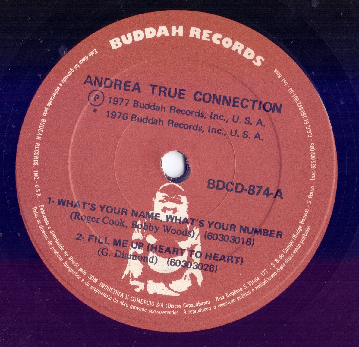 SCAN LABEL LP SINGLES: Andrea True Connection ‎– What's Your Name, What ...