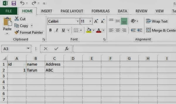 Computer Programming How To Insert Data Into Excel File In Aspnet Example