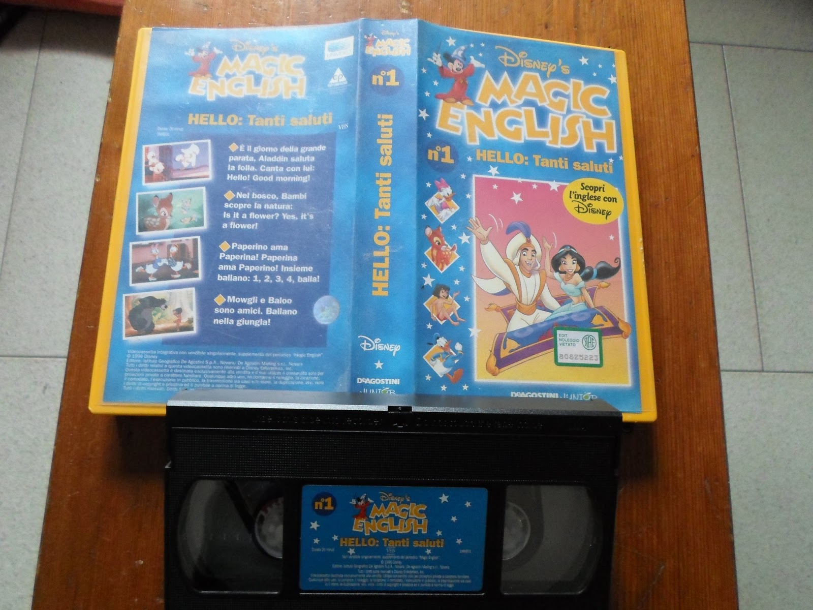 VHS Disney: IMMAGINI MAGIC ENGLISH