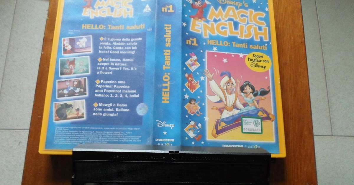 VHS Disney: IMMAGINI MAGIC ENGLISH