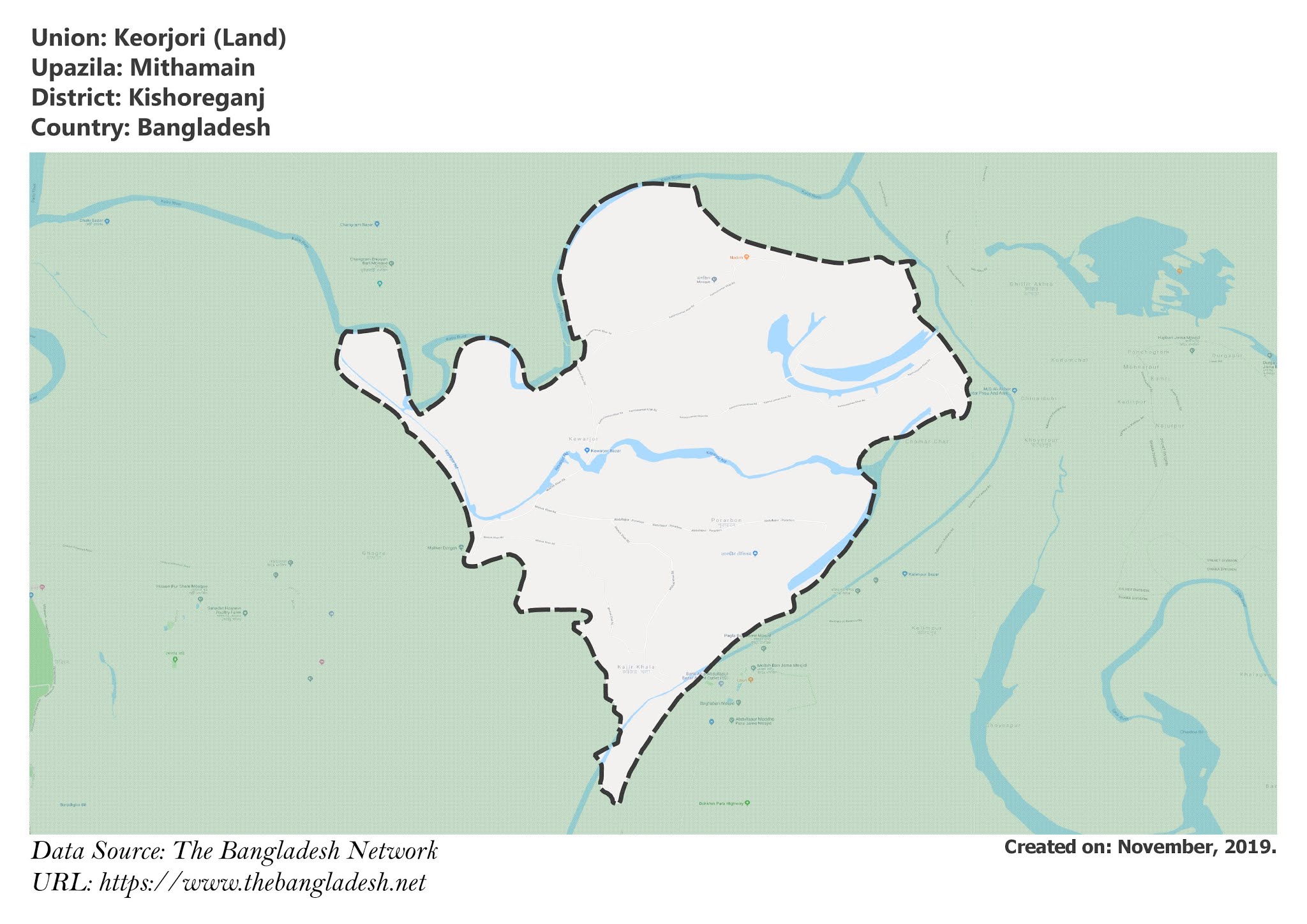 Keorjori Union, Kishoreganj