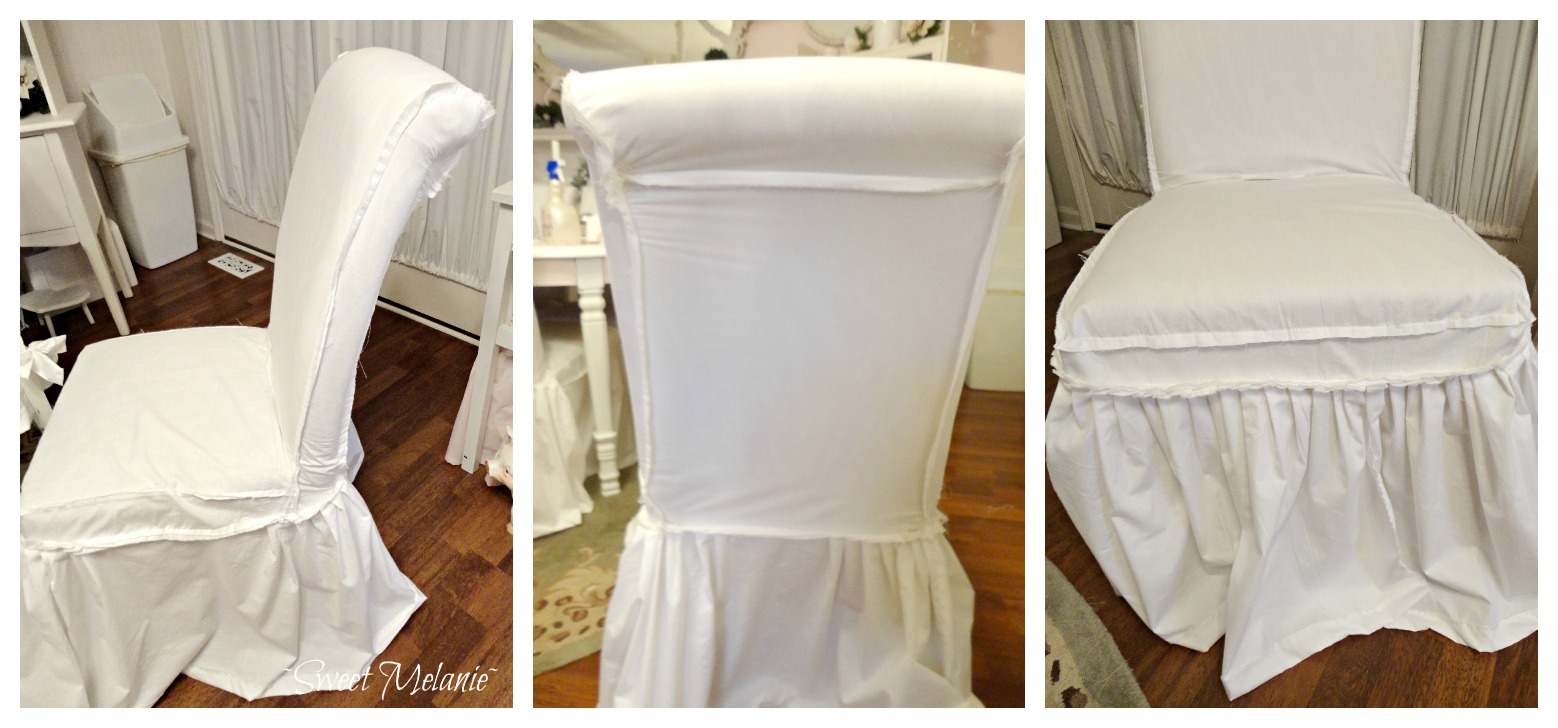 ~Sweet Melanie~: How to make a dining chair slipcover