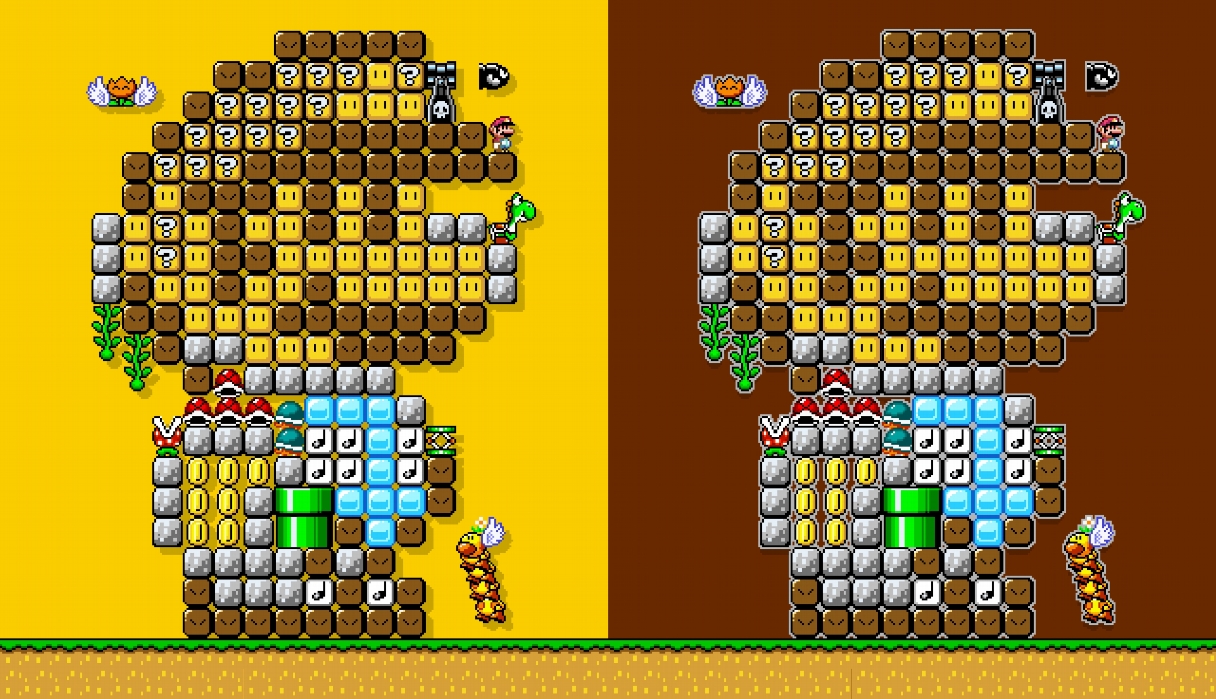 Nintendo divulga quarenta artes oficiais de Super Mario Maker ...