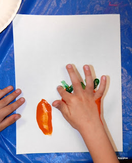 Tippytoe Crafts: Handprint Carrots/Footprint Flowers