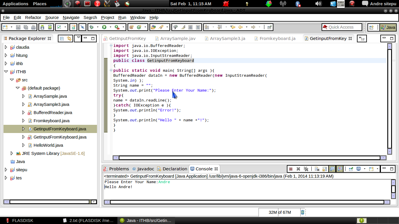 BufferedReader (Pemograman Java) ~ Information Technology