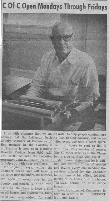 Pathway To Remembrance: John Buel Bynum (1895-1972)